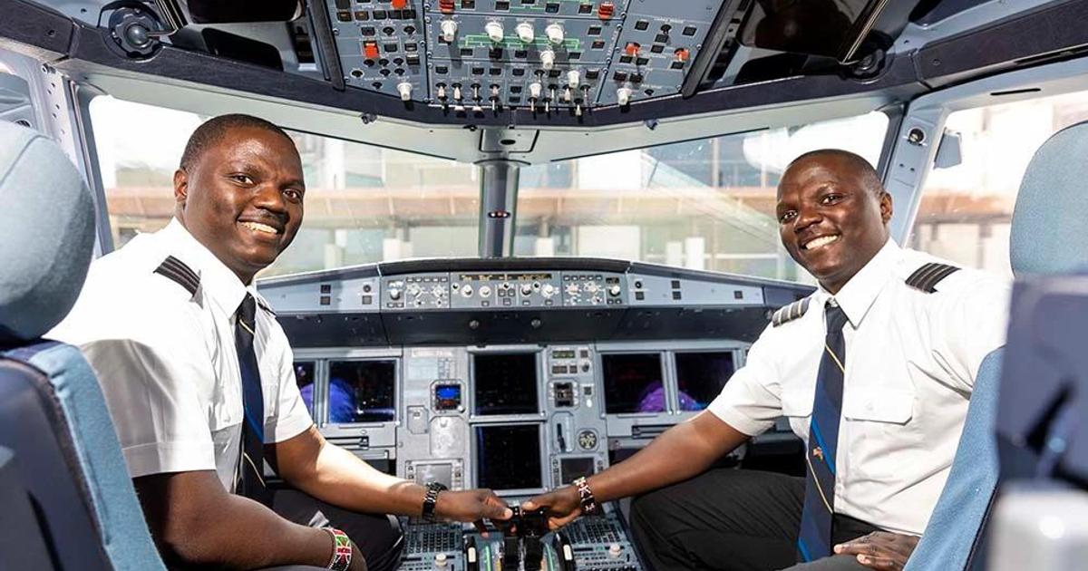 Meet identical Kenyan twins who are pilots at the best airline in U.S ...