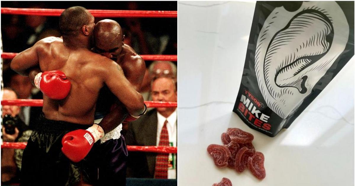 Mike Tyson releases edibles shaped like Holyfield's ear he bit in 1997 ...