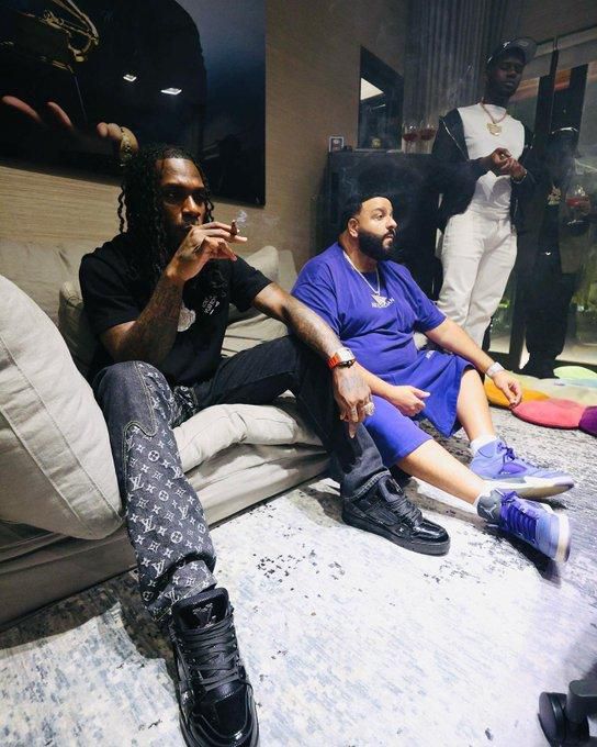 DJ Khaled teases possible collaboration after linking up with Burna Boy ...