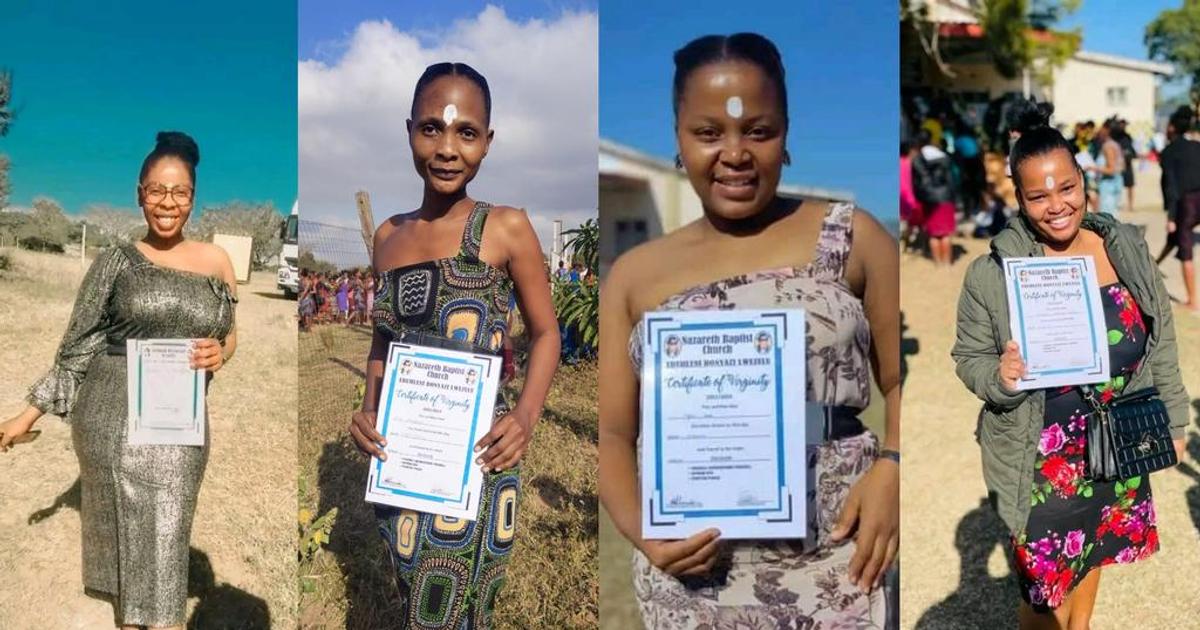 Church gives certificate to female members after successful virginity ...