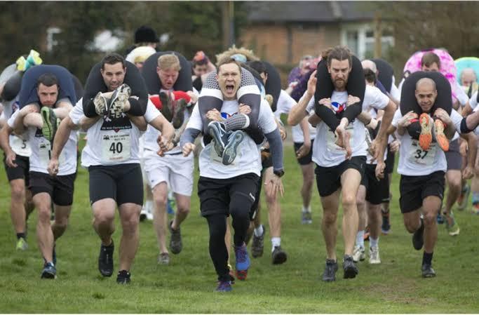 Eukonkanto: Meet the wife-carrying competition in Finland | Pulse Nigeria