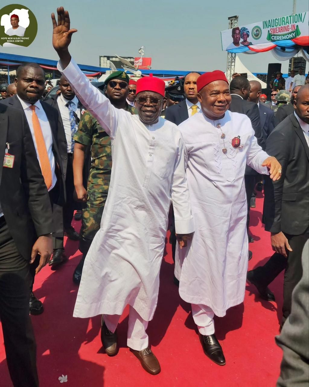 Imo Governor Uzodimma sworn in for 2nd term with Tinubu, Obasanjo present | Pulse Nigeria