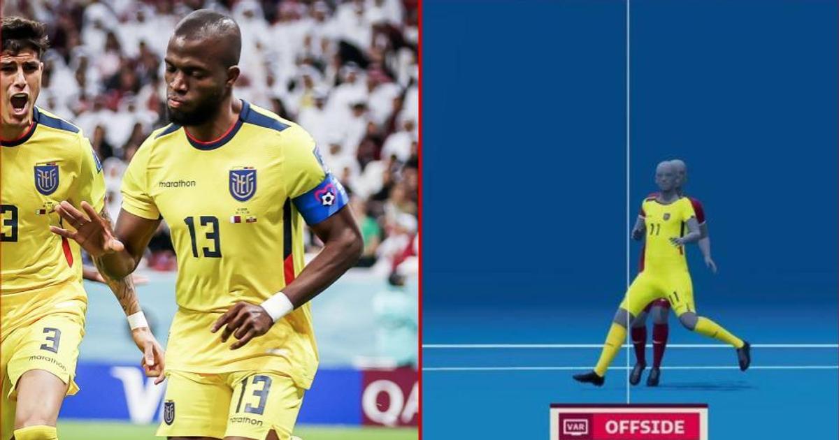 Ecuador's opening goal was actually offside and VAR was right to cancel ...