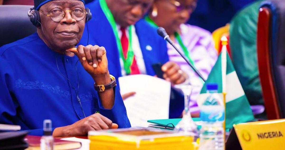 Newly elected Nigerian president Bola Tinubu secures the position of ...