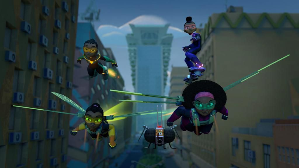 Here is your first look at 'Supa Team 4', Netflix's first African animated original | Pulse Nigeria