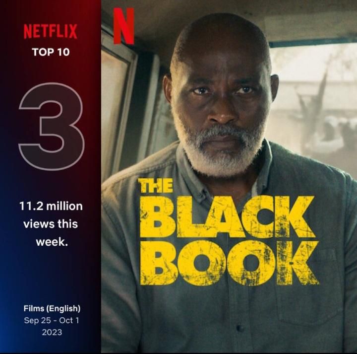 'The Black Book' is last week's third most watched film on Netflix globally | Pulse Nigeria