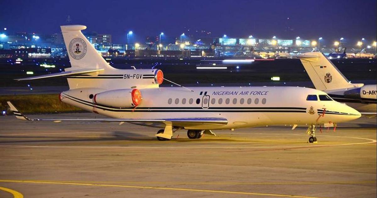 NAF puts presidential aircraft, Falcon 900B, up for sale | Pulse Nigeria