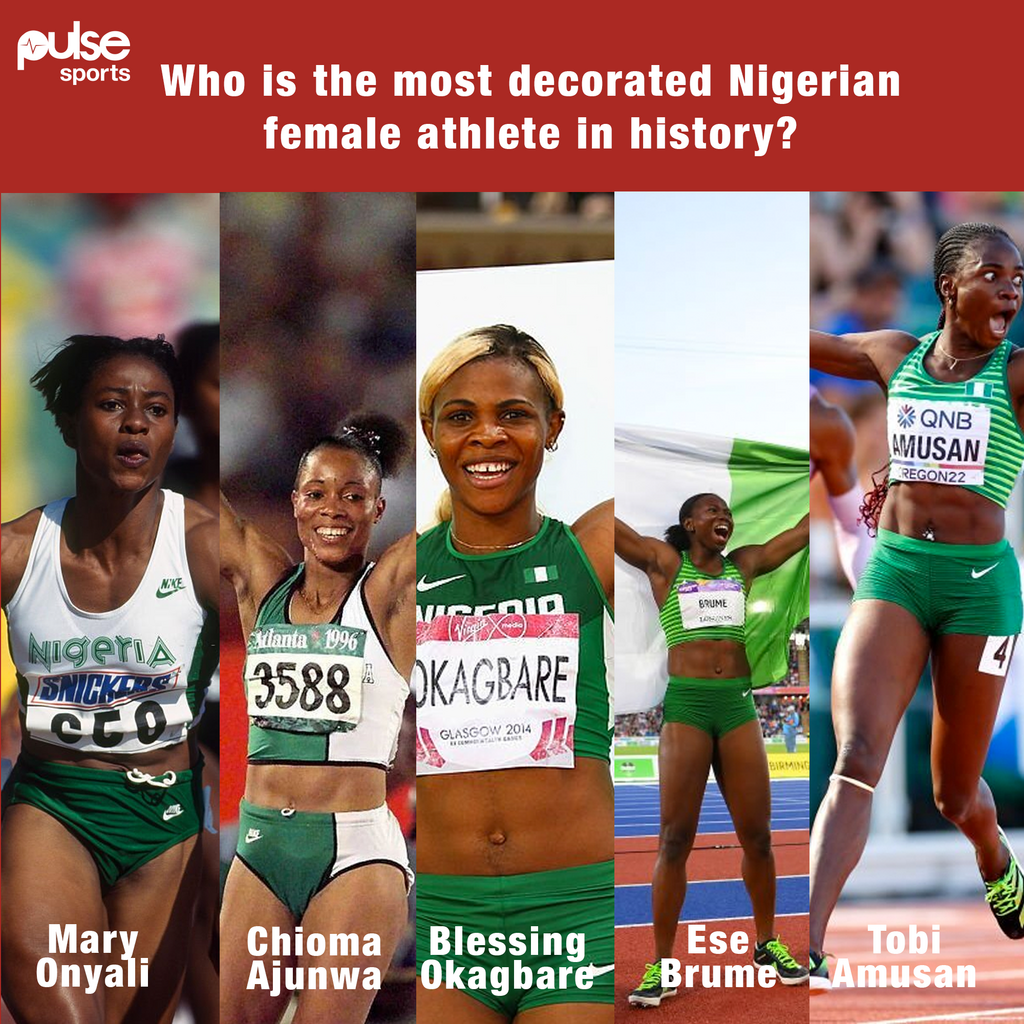 Who is the most decorated Nigerian female athlete in history? | Pulse Nigeria