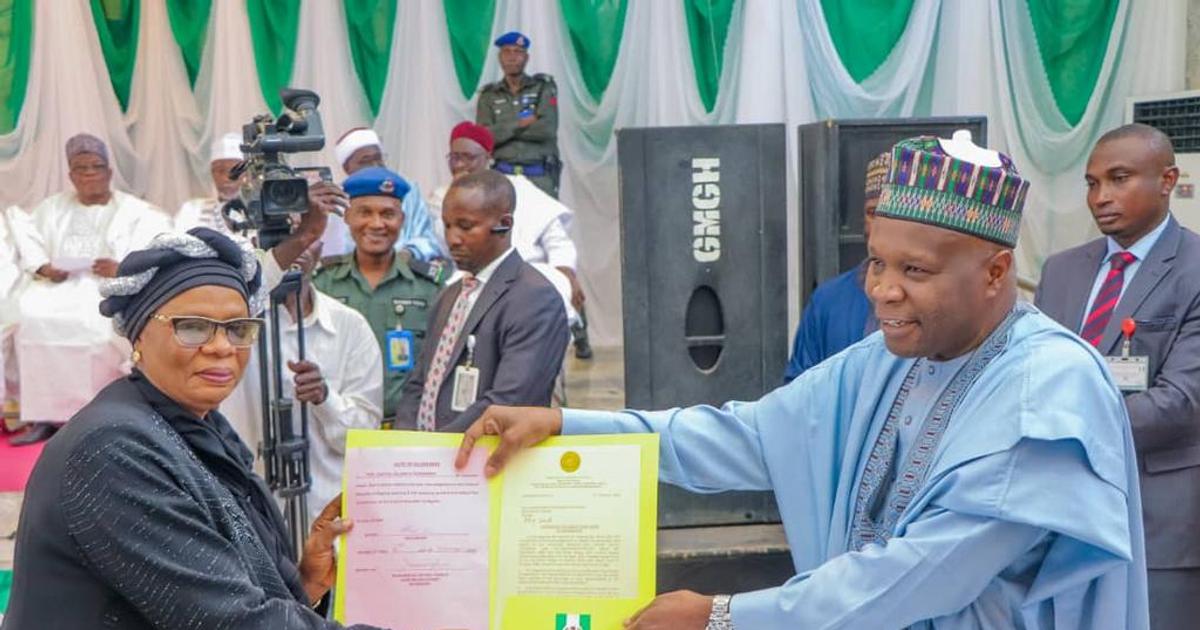 Halima Mohammed sworn in as Gombe's first female Chief Judge | Pulse ...