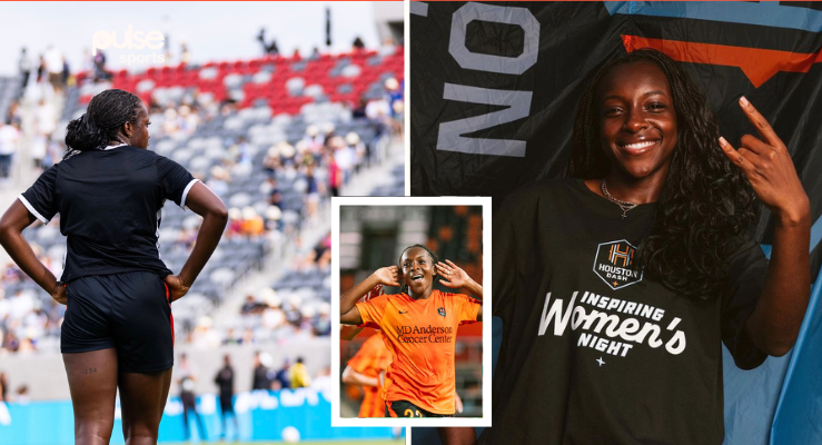 Michelle Alozie: Super Falcons star pays homage to her Nigerian roots with tattoo | Pulse Nigeria