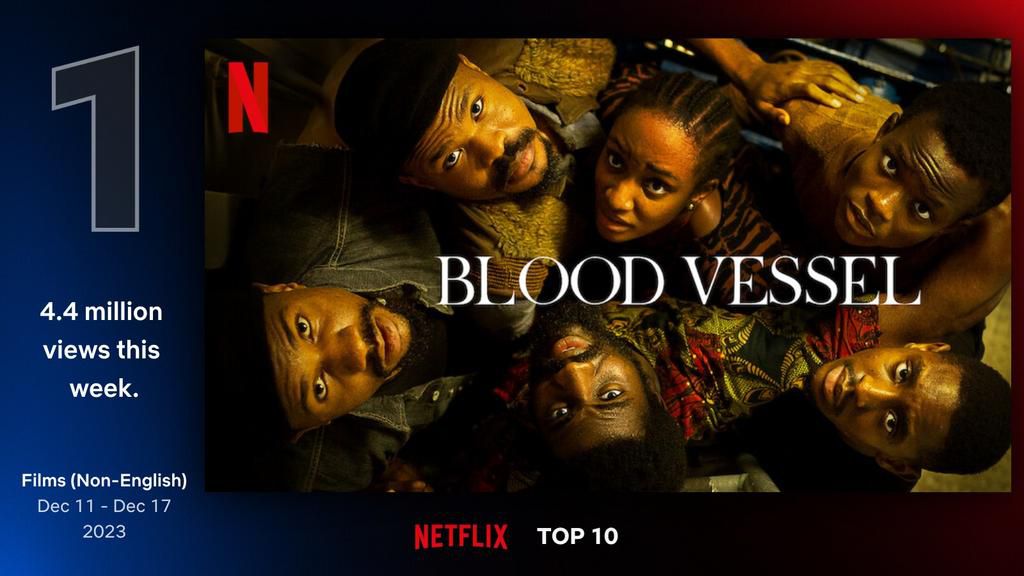 'Blood Vessel' is Netflix's most-watched non-English title globally | Pulse Nigeria