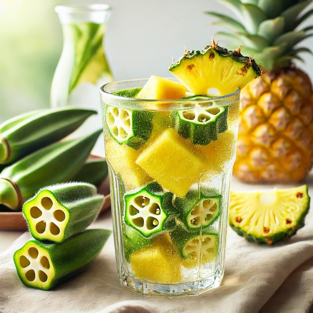 Here's an easier way to drink okra water infused with pineapple | Pulse ...