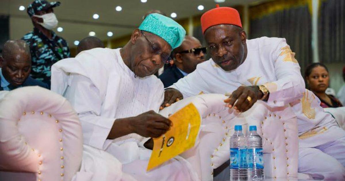 Obasanjo unveils book on how Soludo transformed Nigerian banks | Pulse ...