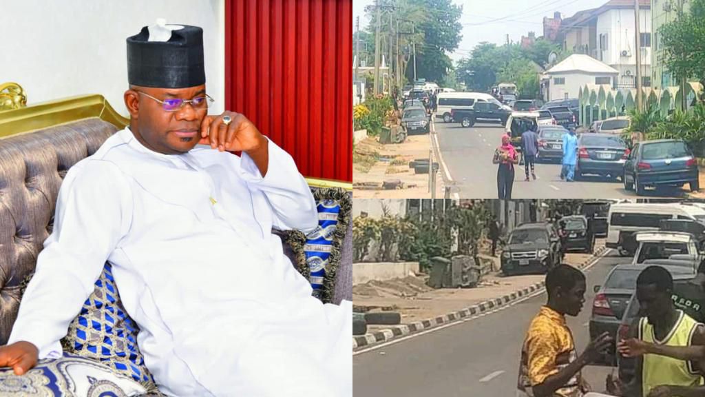 PHOTOS - EFCC storms Yahaya Bello’s Abuja residence amid ₦84bn fraud ...