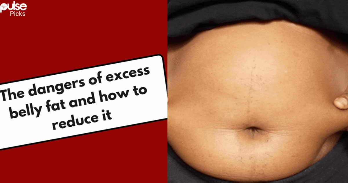 The dangers of excess belly fat and how to reduce it | Pulse Nigeria