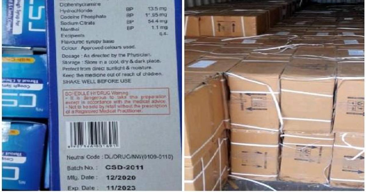 NAFDAC seizes 35 cartons of codeine syrup in Anambra raid | Pulse Nigeria