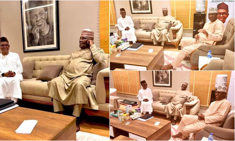 PHOTOS: Atiku, El-Rufai meet as plot to unseat Tinubu in 2027 ...