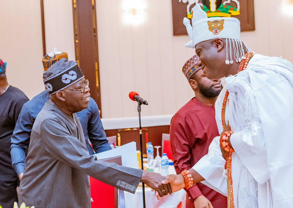 Tinubu commends Ooni’s tireless advocacy for women in 50th birthday ...