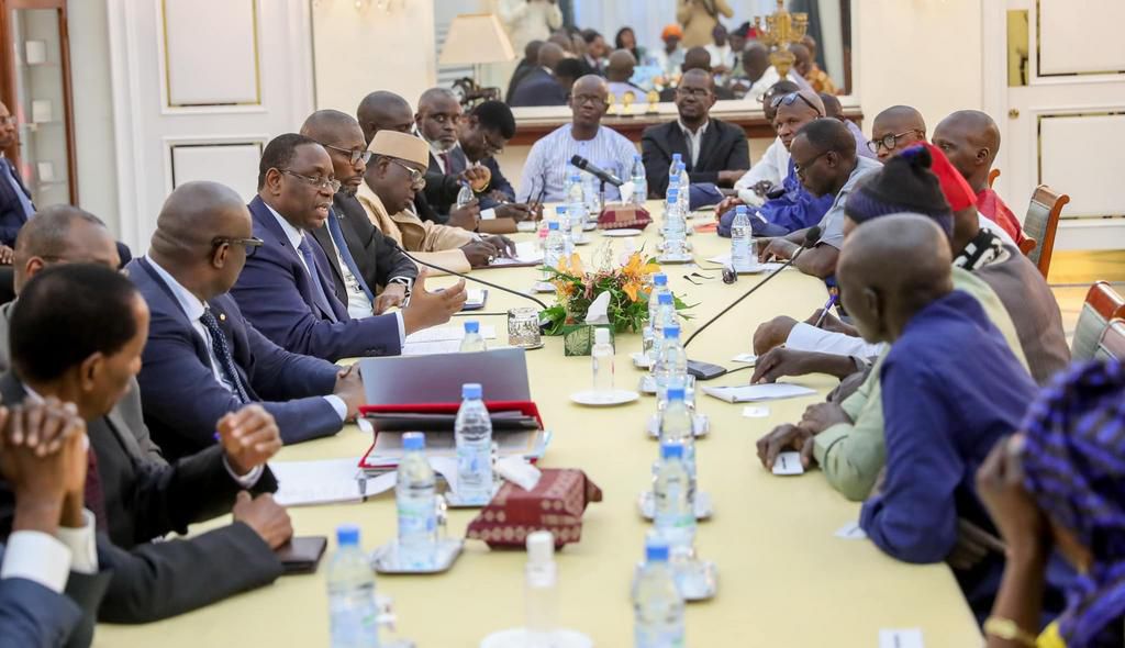Palais : Macky Sall a reçu des ex-combattants du MFDC | Pulse Sénégal