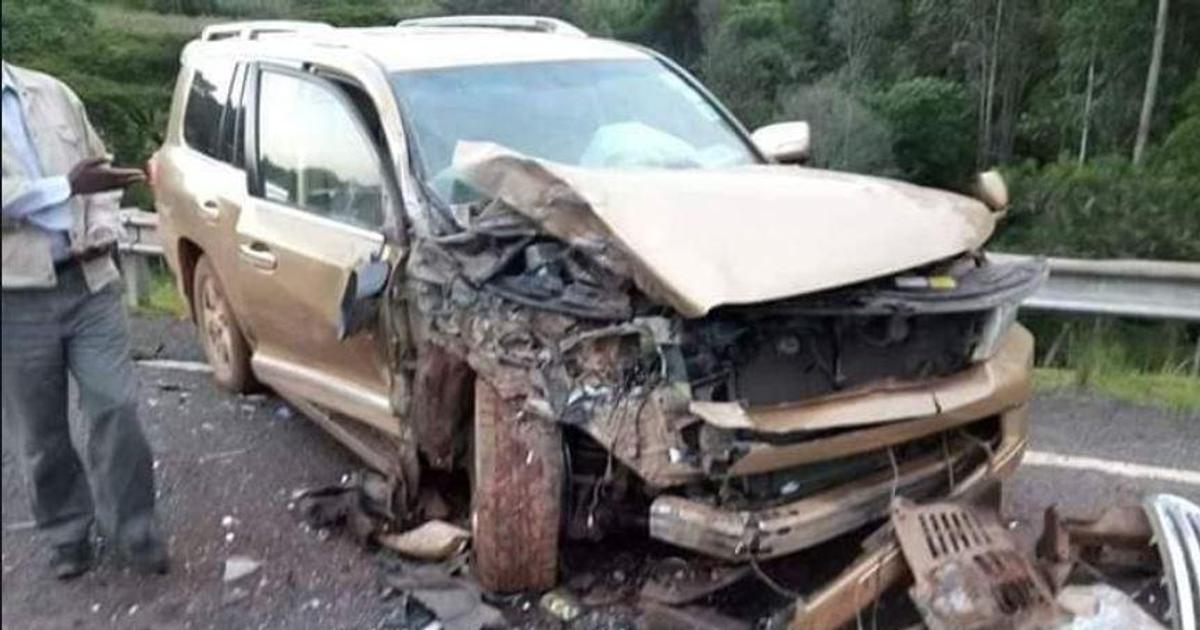 MP’s car involved in Sunday morning accident [Photos] | Pulse Uganda