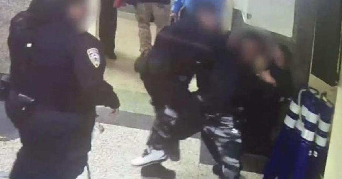 Surveillance video of city officer kicking and stomping homeless man ...