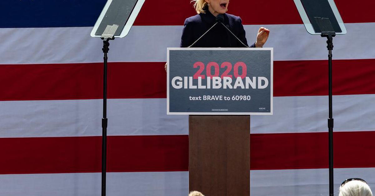 Gillibrand, outside a Trump Hotel, calls the president a 'coward ...