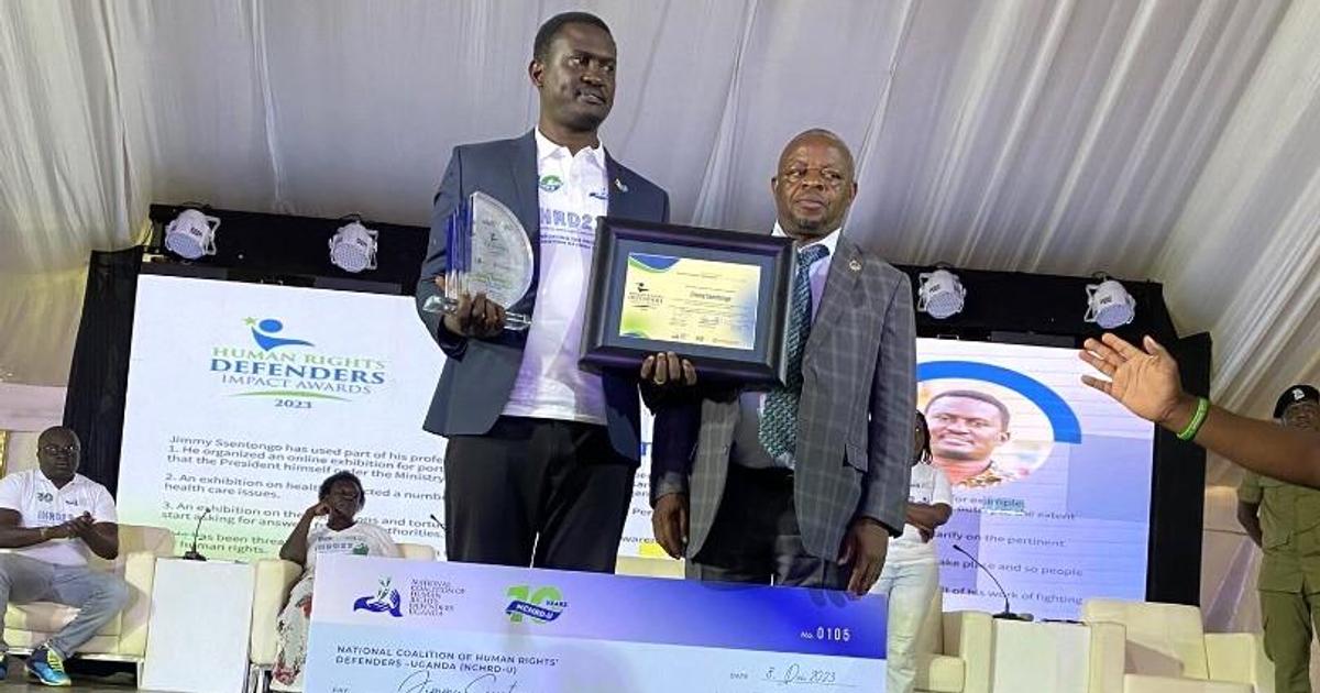 Cartoonist Jimmy ‘Spire’ wins human rights accolade | Pulse Uganda