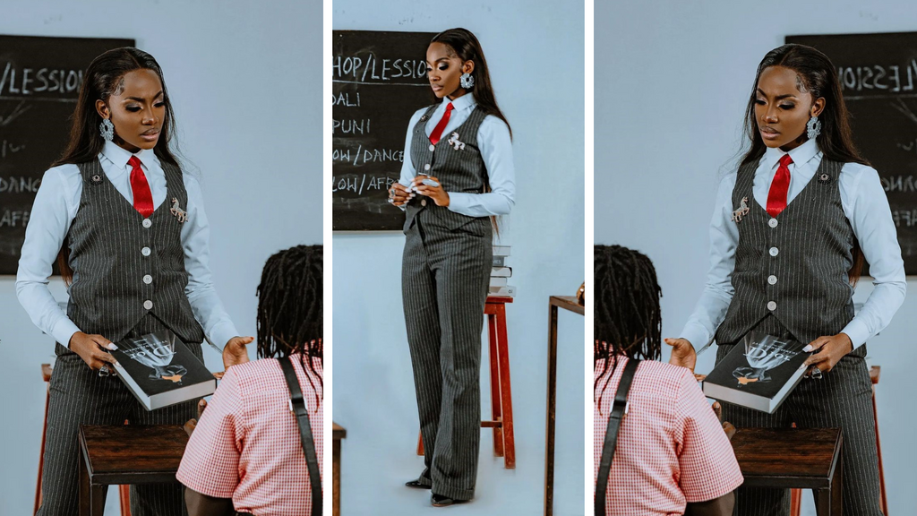 Recho Rey stunning pinstripe suit in teaser for her 'biggest song 2023 ...