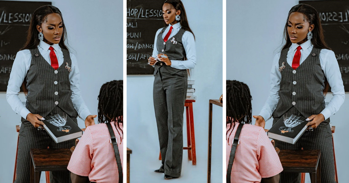 Recho Rey stunning pinstripe suit in teaser for her 'biggest song 2023 ...