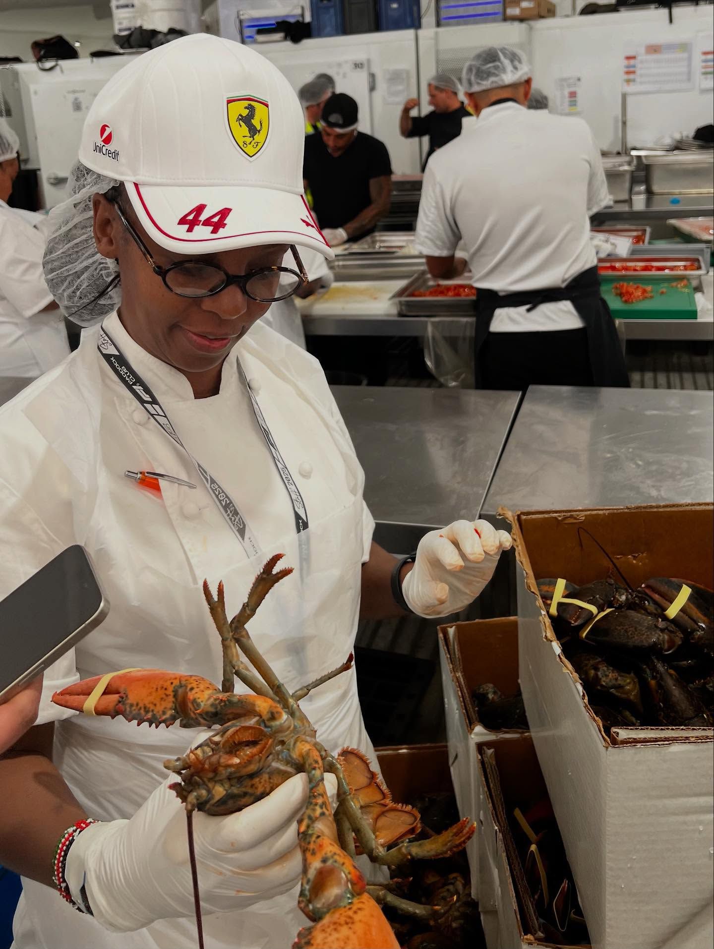 Bernice Kariuki makes history cooking for Sir Lewis Hamilton | Pulselive Kenya