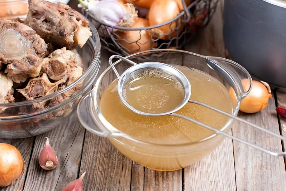 Bone Broth Benefits for Cold Weather: Easy Homemade Beef Bone Broth ...