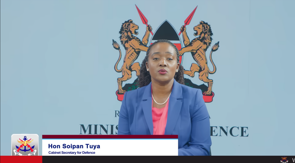 Defence CS Soipan Tuya makes debut as guest news anchor [Video] | Pulselive Kenya