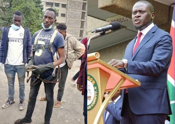 Volunteer retrieving bodies in Kware impresses Kenyans as Sakaja ...