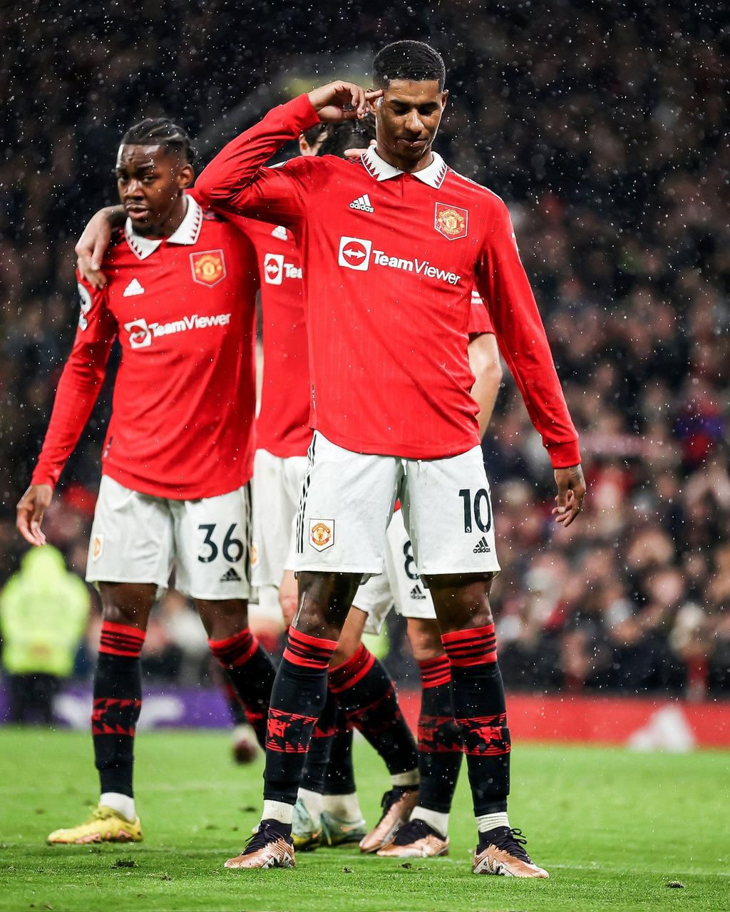 Why Rashford raises a finger to his head every time he scores for ...