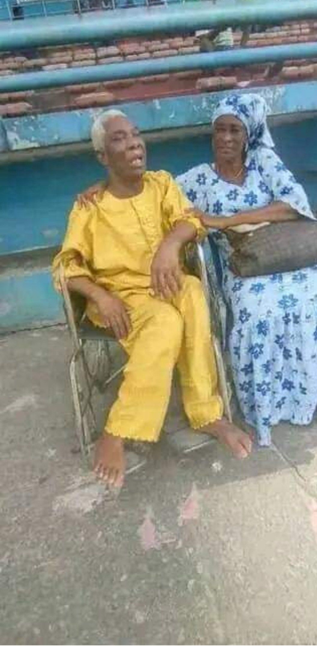 Reactions as photos of former Super Eagles goalkeeper Peter Fregene ...