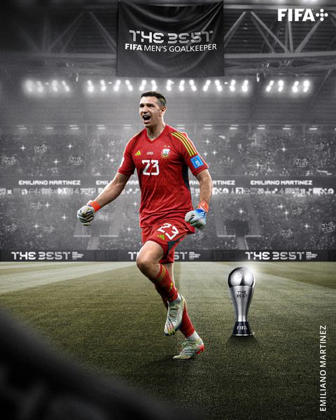 Argentina World Cup hero Emi Martinez wins FIFA The Best Men's ...